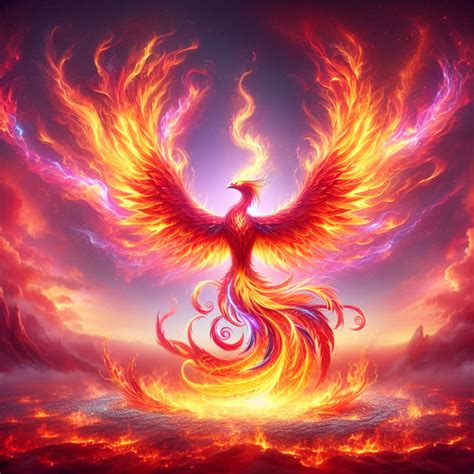 Phoenix Rising Symbol Of Rebirth And Resilience Ai Art Generator