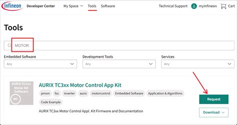 如何下载 Aurix Tc387 马达控制应用开发板的软件 Infineon Developer Community