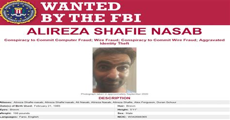 Fbis Most Wanted Iranian Hacker Charged In Massive Cyberattack