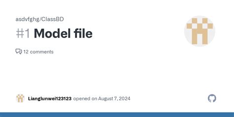 Model File Issue Asdvfghg Classbd Github
