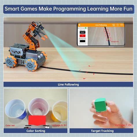 Matserpi Robotic Arm Car For Raspberry Pi Open Source Programming Ai