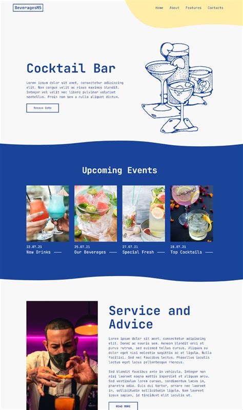 Bootstrap Parallax Scrolling Template