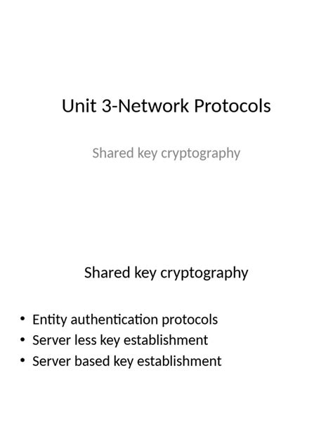 Shared Key Cryptography Pdf