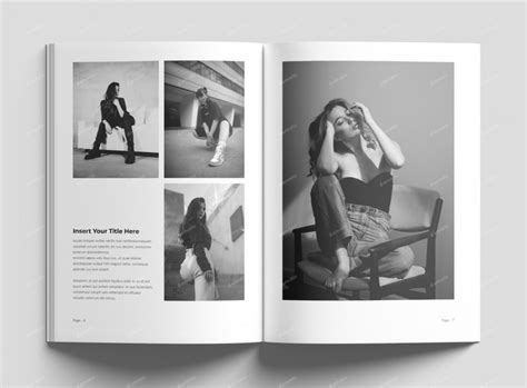 Modern Magazine Template Indesign Indd Idml Design Template Place
