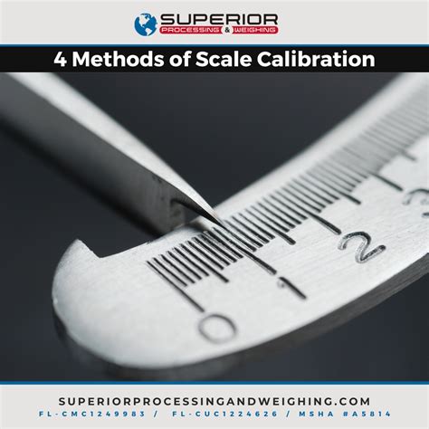 4 Methods Of Scale Calibration With Superior Processing And Weighing Superior