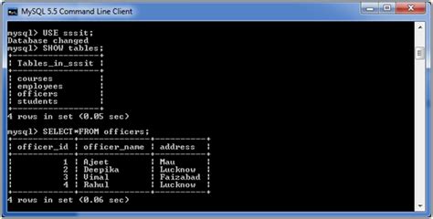 MySQL First Javatpoint