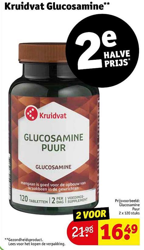 Kruidvat Glucosamine Puur Aanbieding Bij Kruidvat