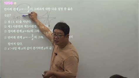 09 14 반비례 그래프의 성질 Youtube