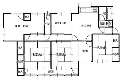 坂戸内田邸間取り