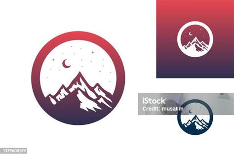 현대 서클 마운틴 로고 템플릿 디자인 벡터 엠블럼 디자인 컨셉 크리에이티브 심볼 아이콘 0명에 대한 스톡 벡터 아트 및 기타 이미지 Istock
