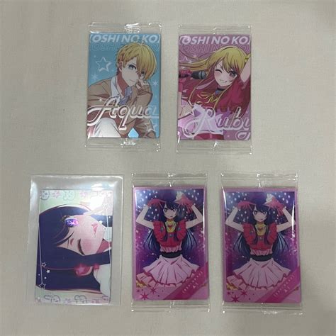 Oshi No Ko Wafer Cards Hobbies Toys Memorabilia Collectibles Fan Merchandise On Carousell