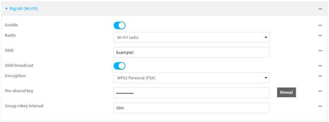 Example Configure Two Lans