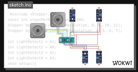 Solar Tracker Wokwi Esp32 Stm32 Arduino Simulator Solar Tracker Wokwi Esp32 Stm32 Arduino Simulator