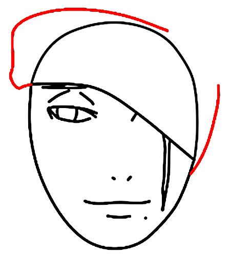 Как нарисовать Какаши Kakashi Хатакэ Аниме наруто карандашом