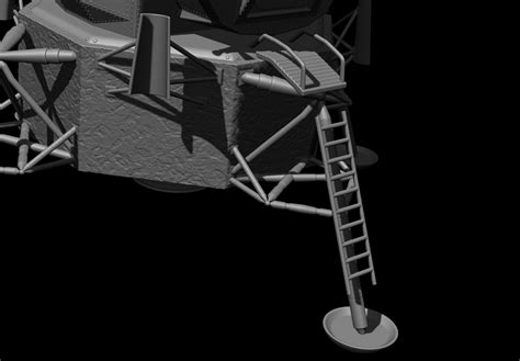 Artstation Lunar Module Apollo 11 Stl Obj Files For 3d Printers Resources