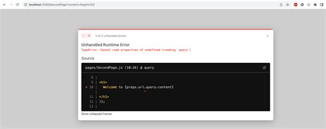 Javascript Dynamic Links Are Not Passing Props Redirected Components