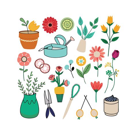 Realistic Art And Craft Different Icons Set 47687640 Vector Art At Vecteezy