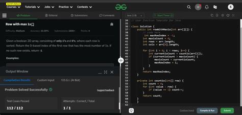 Day 5 Of Geek Streak Challenge Row Optimization Syed Shaista Tabassum Posted On The Topic