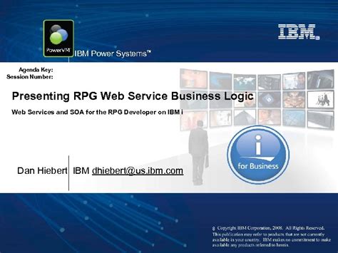 IBM Power Systems Agenda Key Session Number Presenting