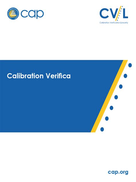 Calibration Verificationlinearity User Guide Pdf Linearity Calibration