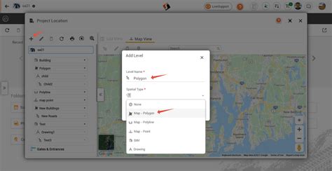 How To Set A Spatial Type Polygon In Project Location