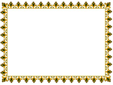 Bingkai Piagam Penghargaan Background Sertifikat Kosong Png Images