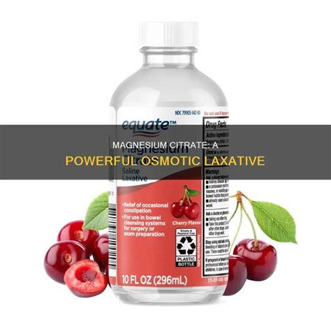 Magnesium Citrate A Powerful Osmotic Laxative Medshun