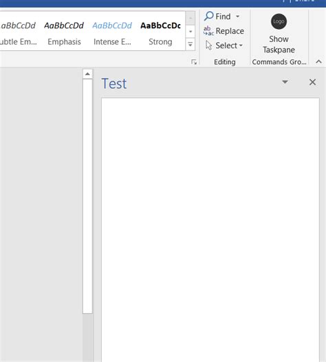 MS Word 2019 Task Pane Add In Using React With Typescript Fails To Load