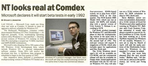 The First Appearance Of Windows NT Virtually Fun