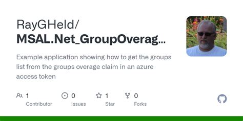 Github Raygheld Msal Net Groupoveragesclaim Example Application