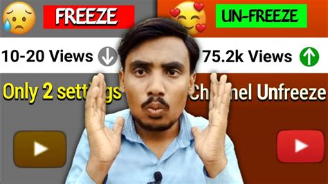 How To Unfreeze YouTube Channel SETTINGS ONLY Youtube Channel Unfreeze Kaise Kare