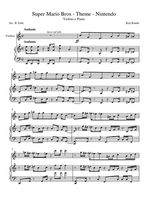 Qdoctips Super Mario Theme Violin Piano Pdf