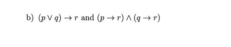 Solved Prove That The Following Propositions Are A Tautology Chegg