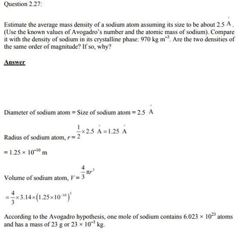 Physics Numericals For Class 11 Chapter 2 Complete Solution With