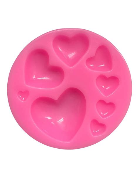 Heart Variety Size Silicone Mold Ecakesupply
