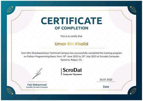 Umar Bin Khalid On Linkedin Pythontraining Achievementunlocked
