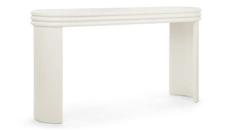 Pascal Console Table Ivory Interior Icons