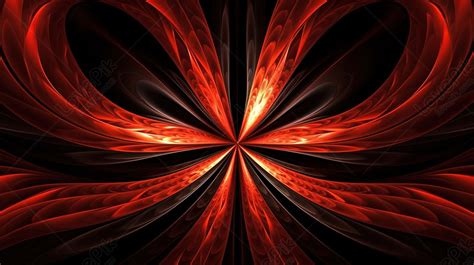 추상적인 배경과 밝은 빨간색 곡선이 있는 대칭 장식의 창의적인 3d 그림 추상적 배경 장식 곡선 배경 빨간색 배경 이미지 Hd 추상적 장식 곡선 빨간색 배경 사진