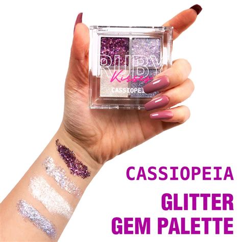 Paleta De Glitter Ruby Kisses Cassiopeia Ojos Y Rostro Delsol