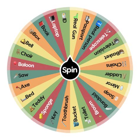 Objects Spin The Wheel Random Picker
