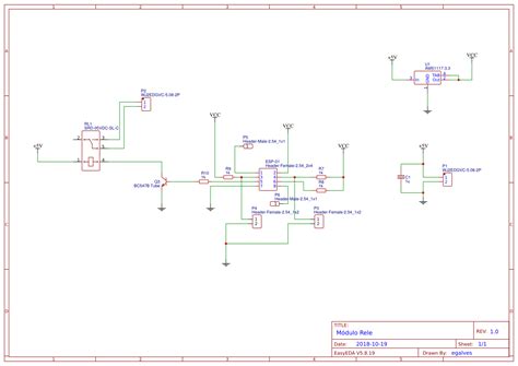 Modulo Relé Platform for creating and sharing projects OSHWLab