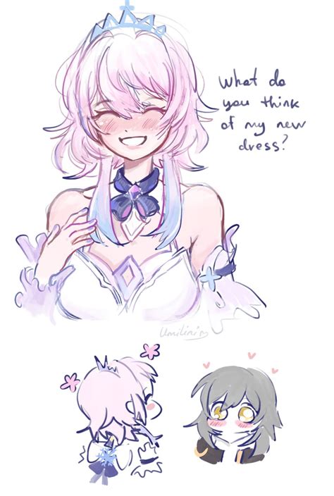 Trailblazer Stelle And March Th Honkai And More Drawn By