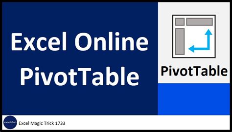 Mike Excelisfun Girvin On Linkedin Pivottables In Online Excel Are Getting Better All The