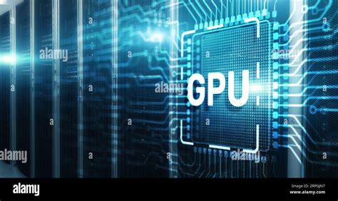 Gpu Graphic Processor Hardware Tech 3d Electronic Circuit Board Chip