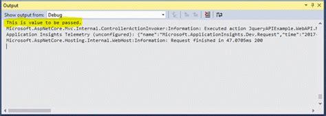 Call Web Api Using Jquery Ajax In Aspnet Core Web Applications