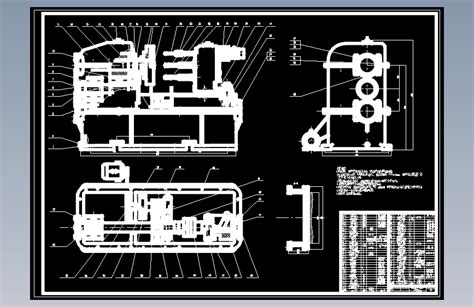 四工位孔加工专用机床设计含cad图纸 说明书 Ppt Autocad 2007 模型图纸下载 懒石网