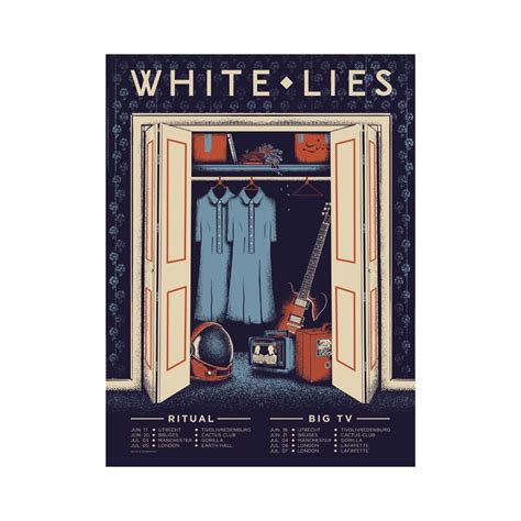 2024 Tour Poster White Lies