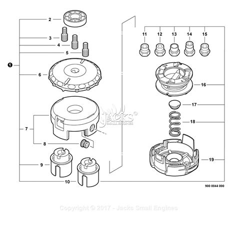 Echo 99944200907 Speed Feed 400 Head Parts Diagram For Speed Feed 400