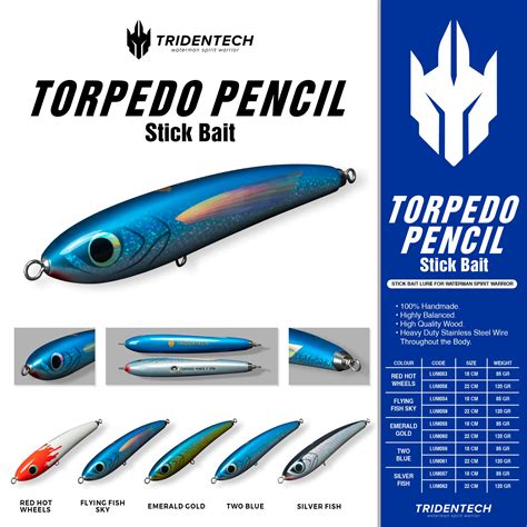 Torpedo Pencil Tridentech Sea