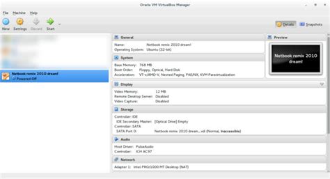 Virtualbox Interface Wishlery